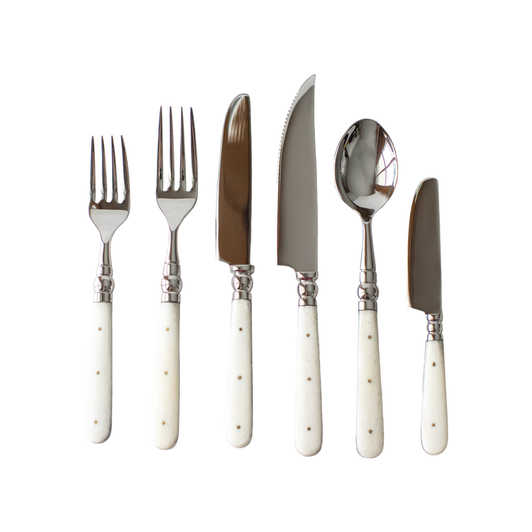 White Bone Cutlery Sets – Objet West by XoWyo